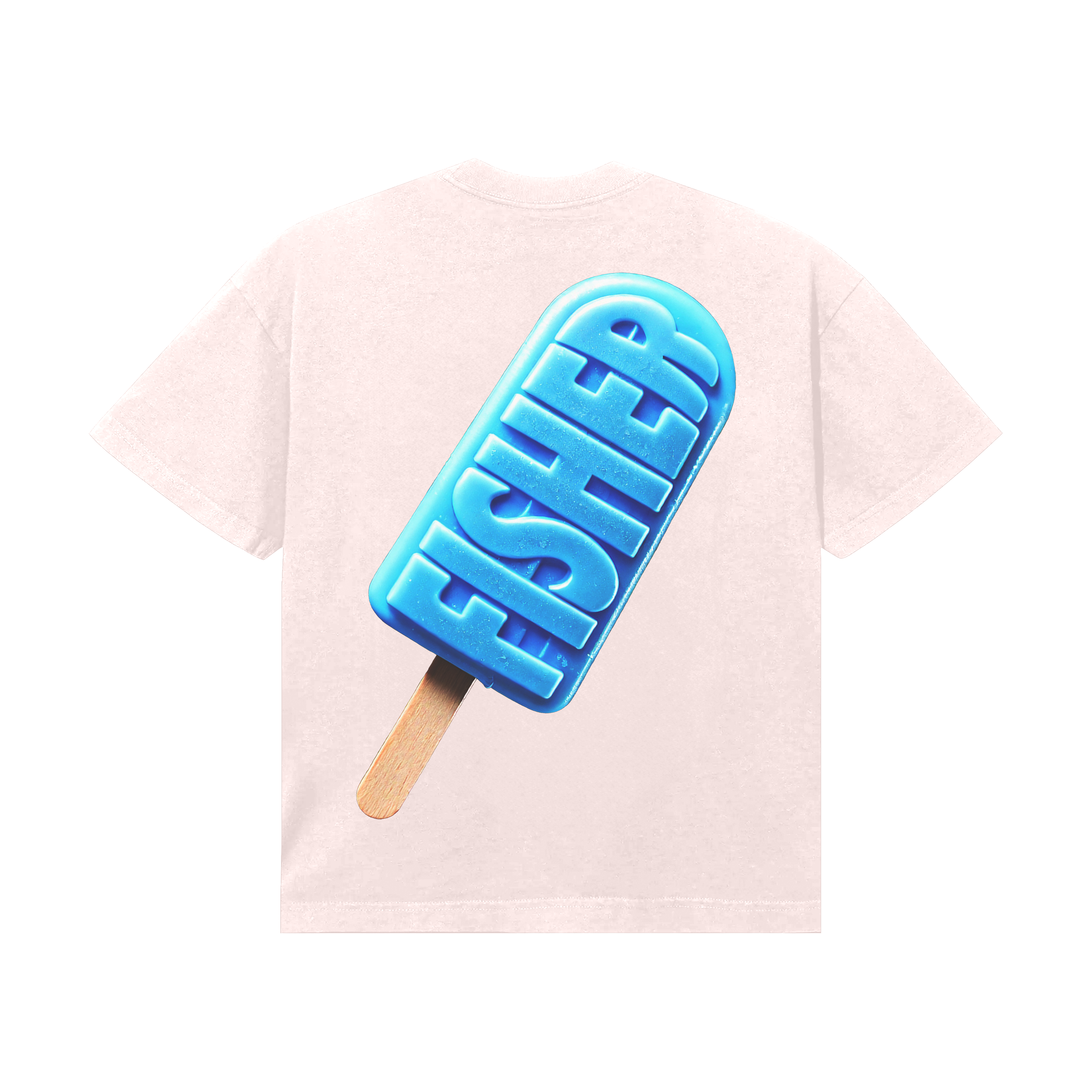 Popsicle Logo Tee (Pink) – FISHER